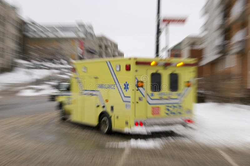 Ambulance car in action stock photo. Image of emergency - 13478872