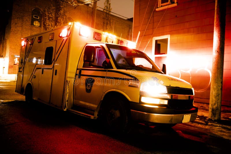 Ambulances At Night
