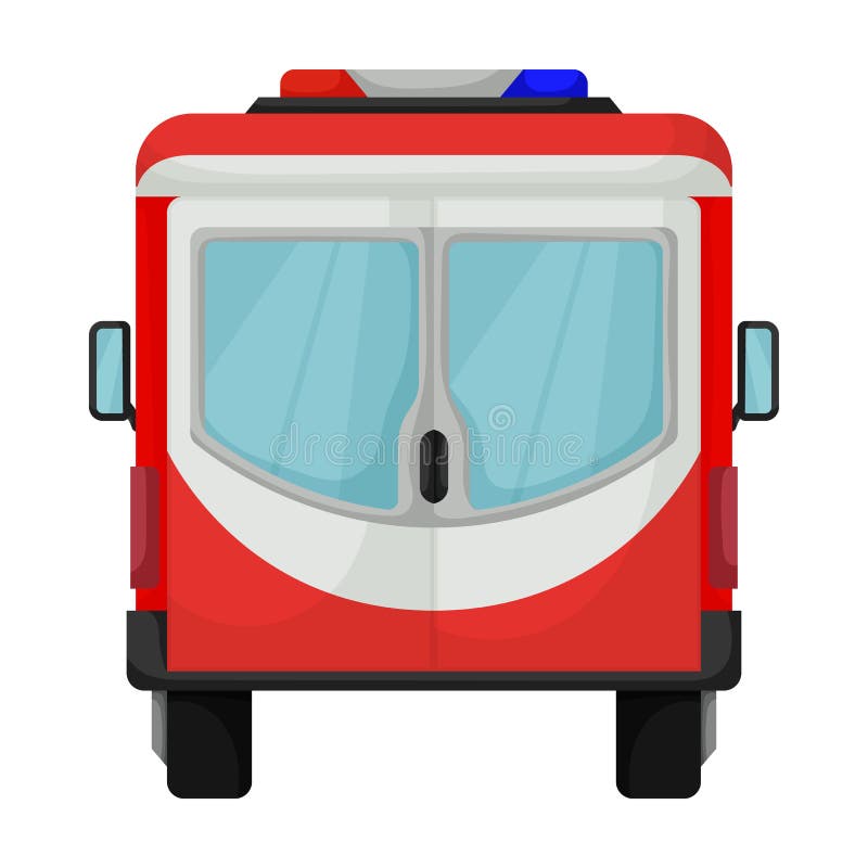 Ambulance Car Front Cartoon Stock Illustrations – 359 Ambulance Car ...