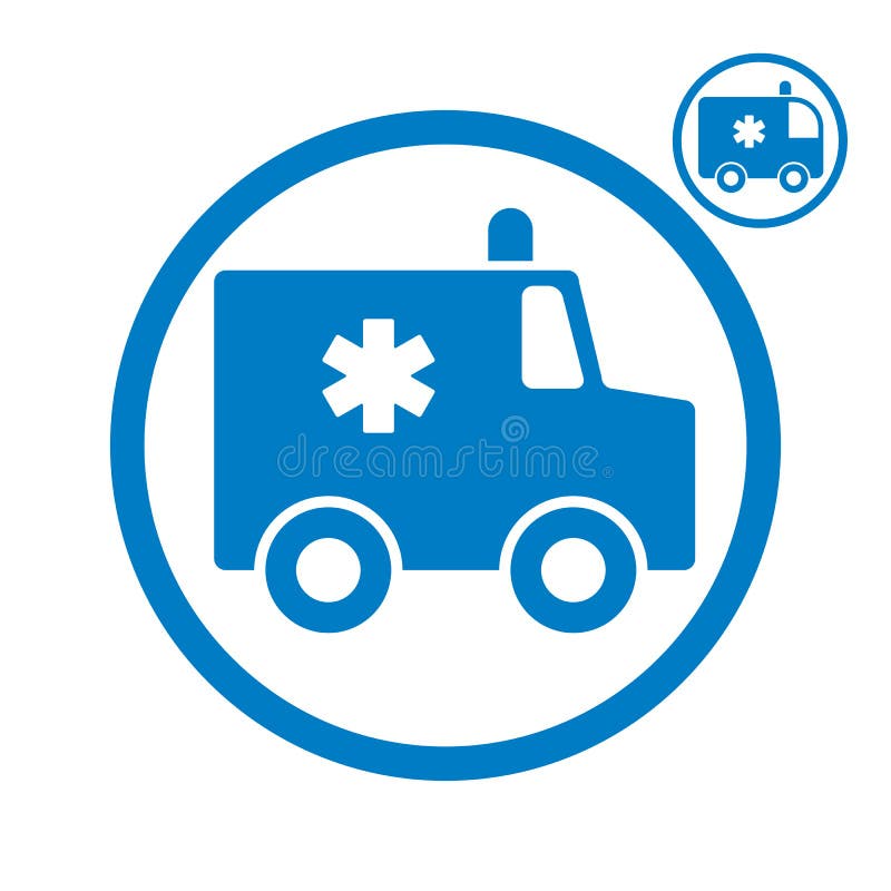 Ambulance Emergency Car Icon. Stock Vector - Illustration of index ...