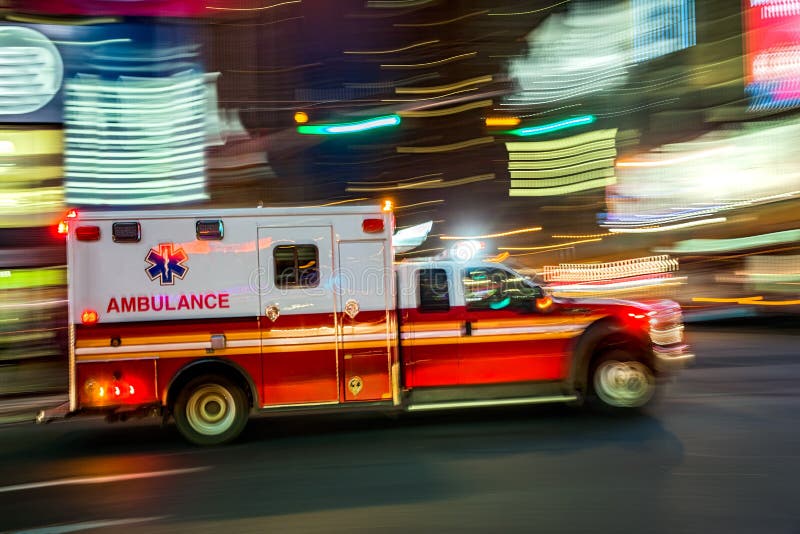 Ambulance At Night