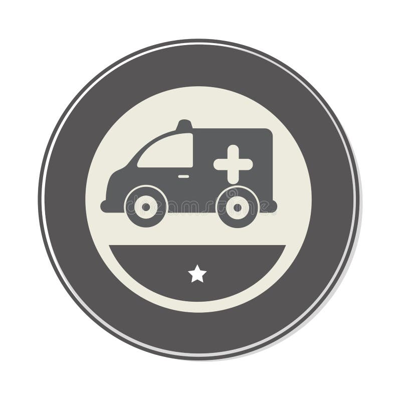 Ambulance Emergency Vehicle Icon Stock Vector - Illustration of urgent ...