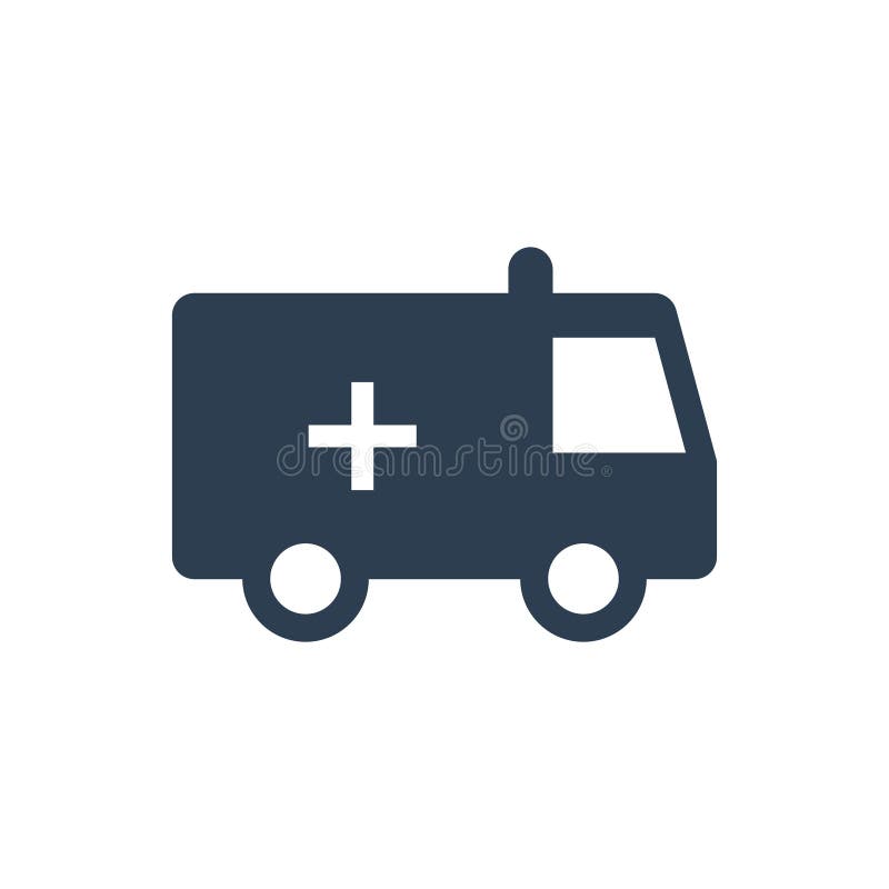 Ambulance Icon stock illustration. Illustration of symbol - 394757339