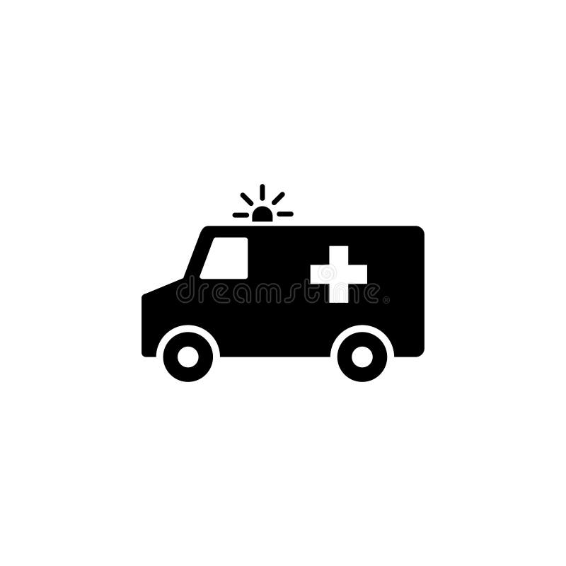 Ambulance Icon . Ambulance Truck Icon Vector. Ambulance Car Stock ...