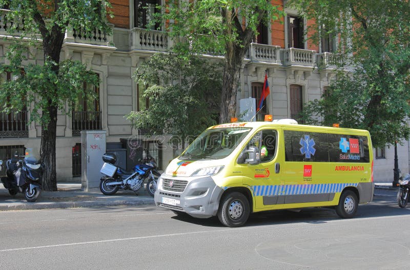 Spanish Ambulance and Emergency Personel Editorial Image - Image of ...