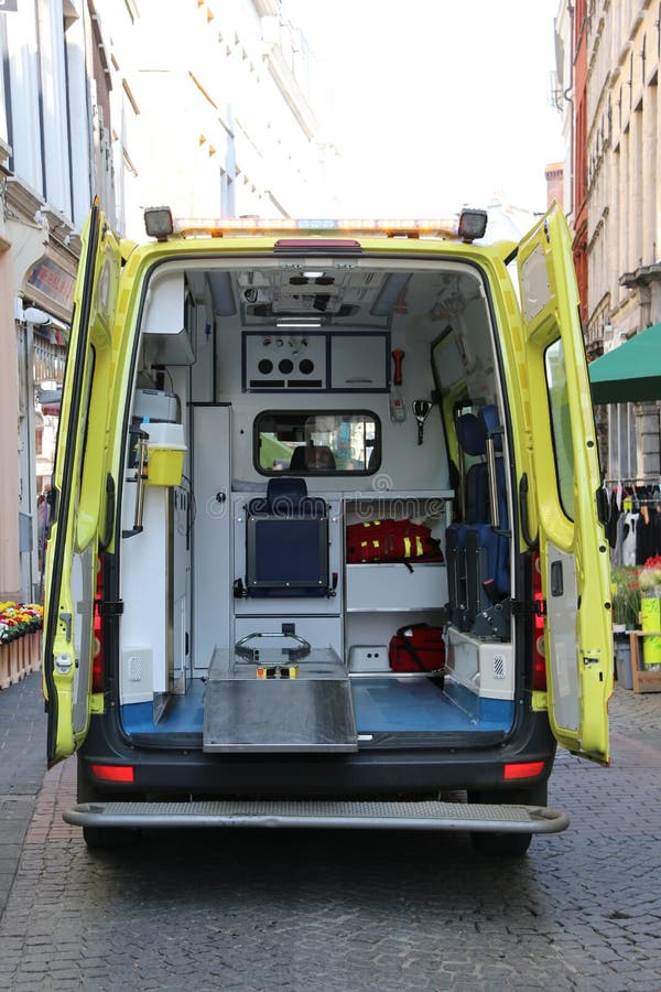Doors Open on Ambulance stock photo. Image of care, emergency - 31884498