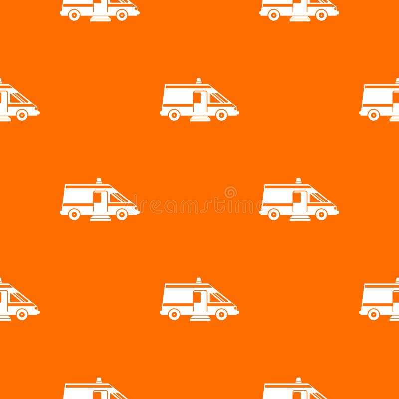 Ambulance Pattern Vector Seamless Blue Stock Vector - Illustration of ...