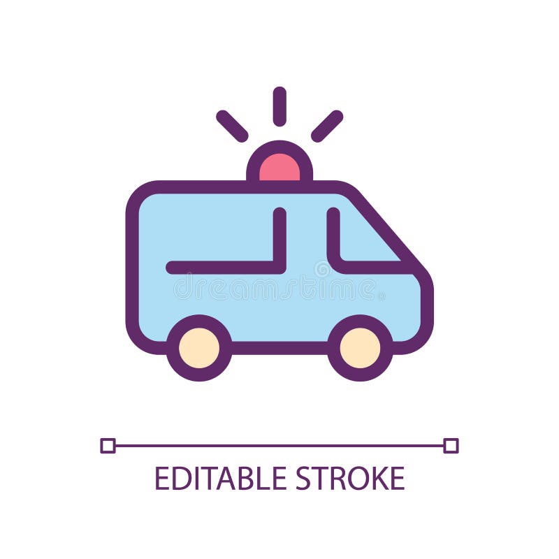 Ambulance Pixel Perfect RGB Color Ui Icon Stock Vector - Illustration ... Ambulance Pixel Perfect RGB Color Ui Icon Stock Vector - Illustration ...