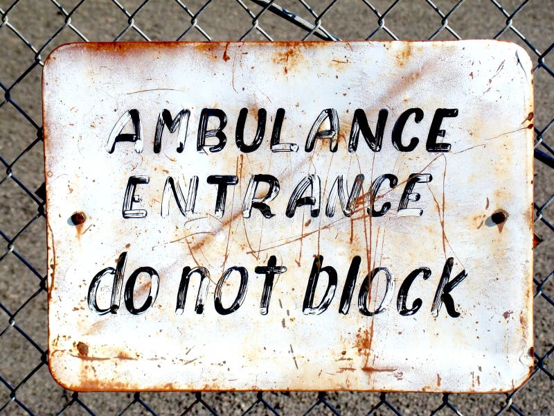 Ambulance sign stock photo. Image of block, letter, ambulance - 3748256
