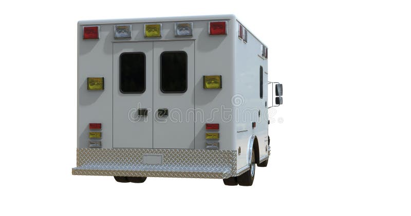 Ambulance white stock image. Image of isolated, patrol - 40734827