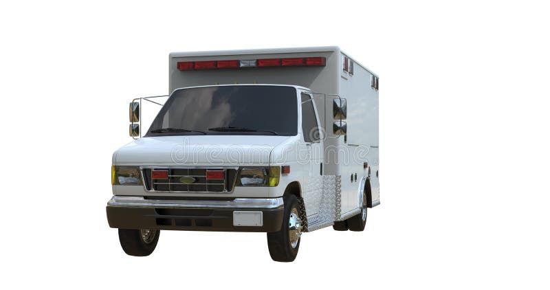 Ambulance white stock image. Image of isolated, patrol - 40734827