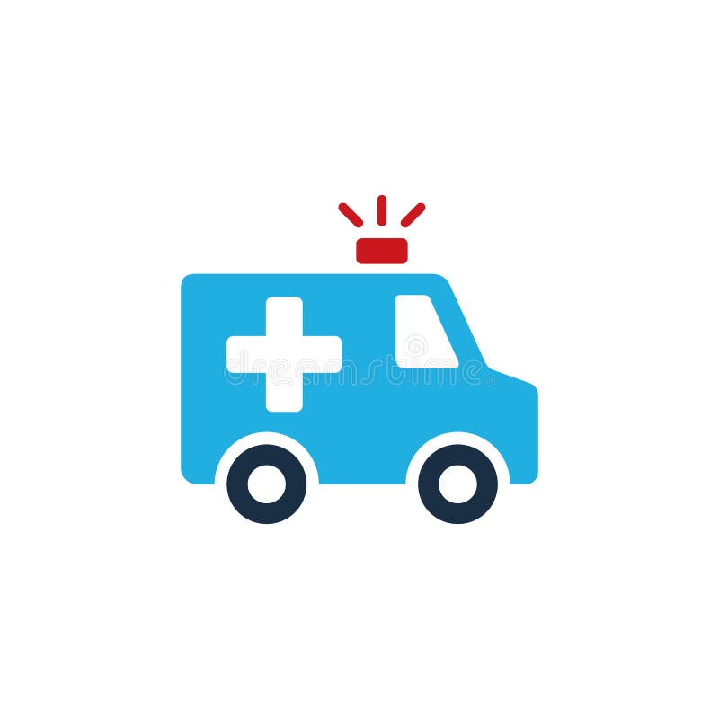Ambulanza Logo Icon Design illustrazione vettoriale. Illustrazione di ...