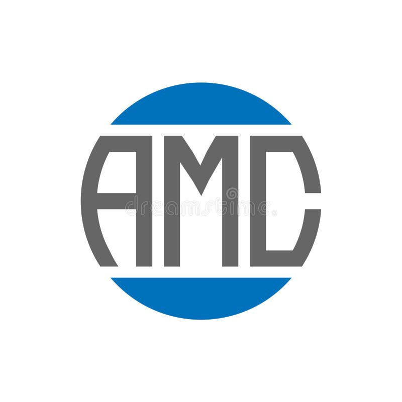 AMC Letter Logo Design on White Background. AMC Creative Initials ...