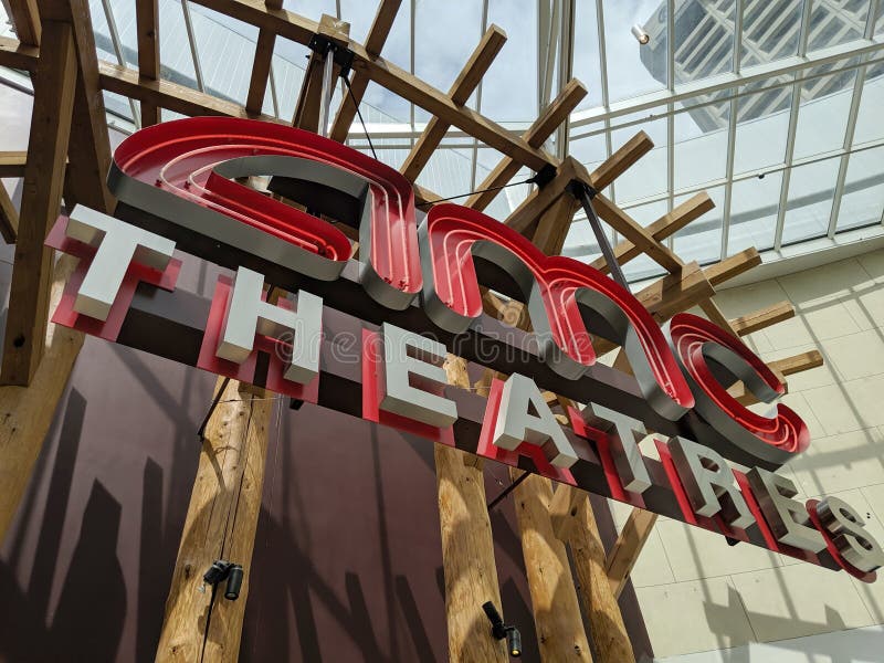 AMC Theatres Pacific Place 11 Sign Inside Building Editorial Stock ...