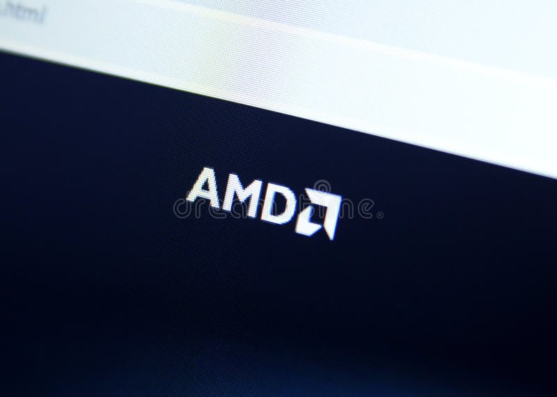 Amd logo editorial stock image. Image of icons, logos - 296814849
