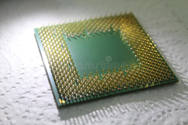 Amd Processor Cpu Close-up for Computer Stock Image - Image of abacus ...