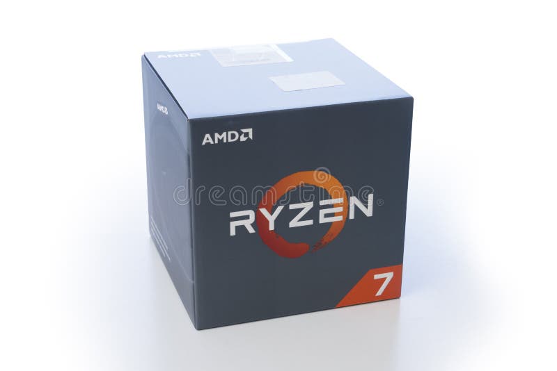 AMD Ryzen 7 CPU with Original Packing Editorial Stock Photo - Image of ...