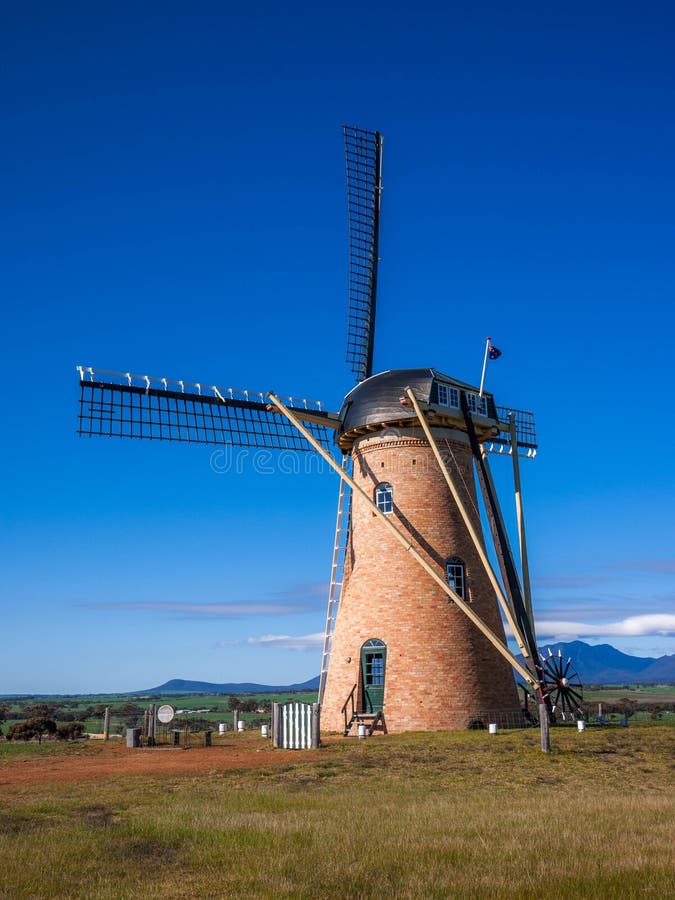 Amelup Lily Dutch Windmill in Australia Stock Image - Image of mill ...