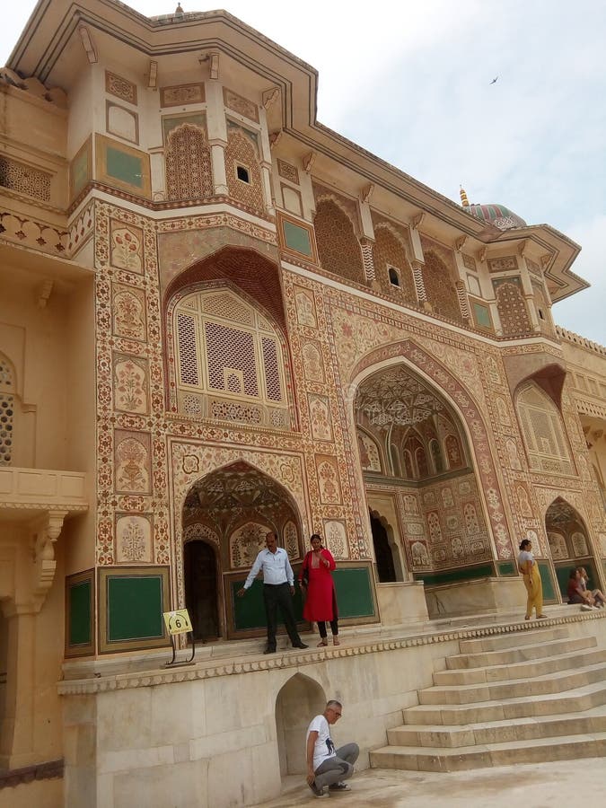 This is amer fort editorial stock image. Image of build - 152523334