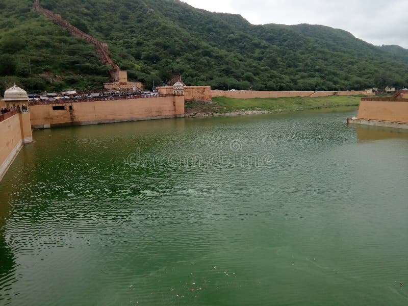 This is amer fort stock image. Image of raja, amer, famous - 152526161