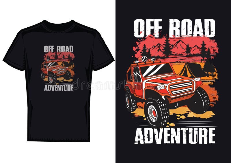 Off Road Lifestyle Tee Stock Illustrations – 4 Off Road Lifestyle Tee ...