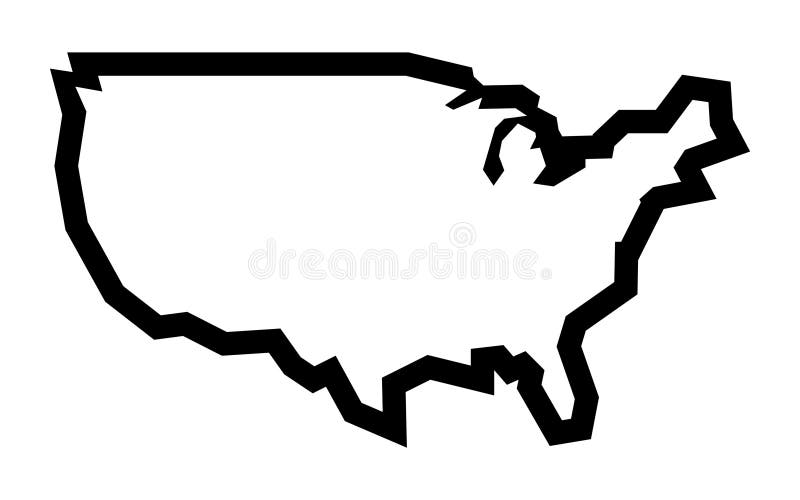 America country shape icon stock vector. Illustration of country - 55122844
