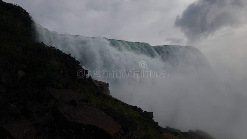 America falls side view stock photo. Image of side, clouds - 130060272