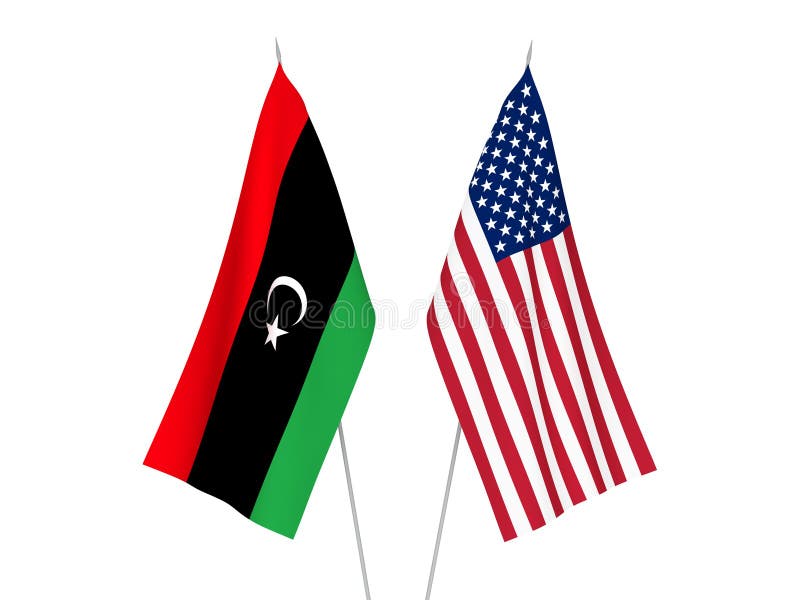 Libya Vs Libya Flags, Vector Illustration Stock Vector - Illustration ...