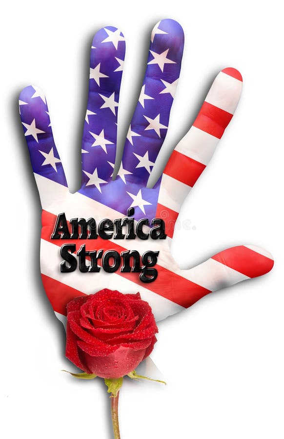 America Strong Fight Covid-19 Vector Design Stock Vector - Illustration ...