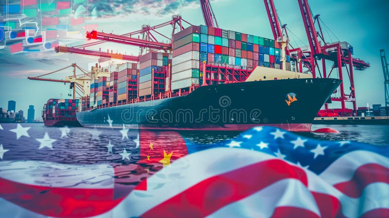 America USA Shipping Container Cargo Import and Export for Logistics ...