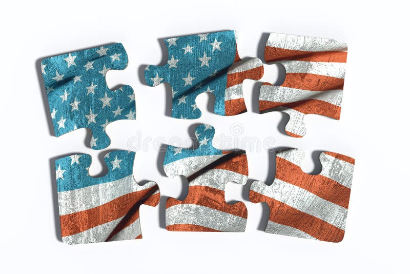 American Flag Puzzle Stock Illustrations – 7,350 American Flag Puzzle ...