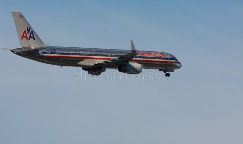 American Airlines Aircraft editorial stock image. Image of blue - 5876639