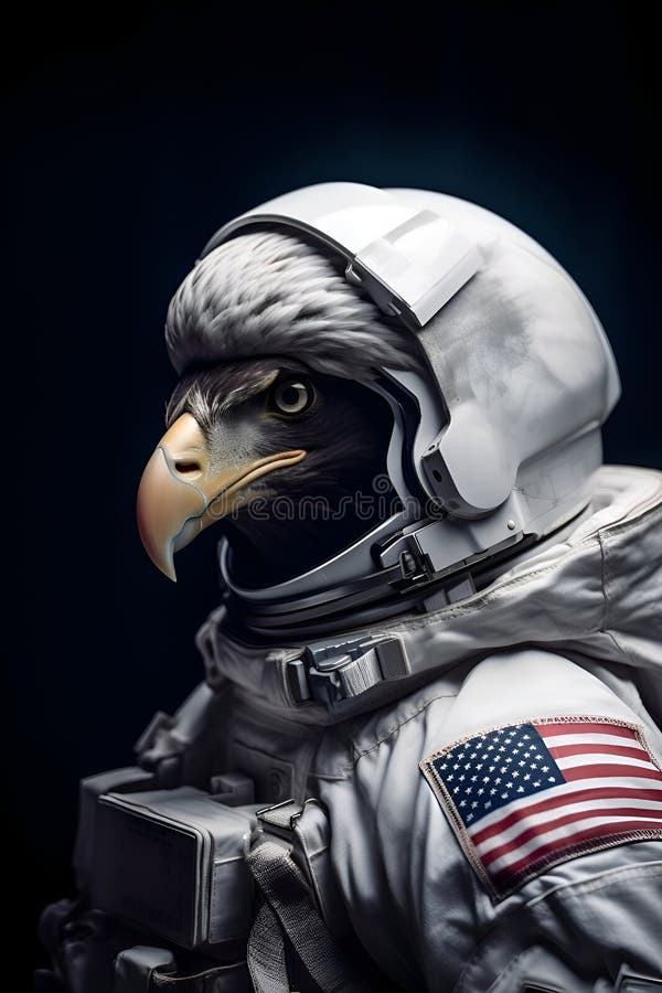 Eagle In Astronaut Suit