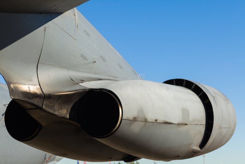 American B-52 Bomber Jet Engines Stock Image - Image of gray, powerful ...