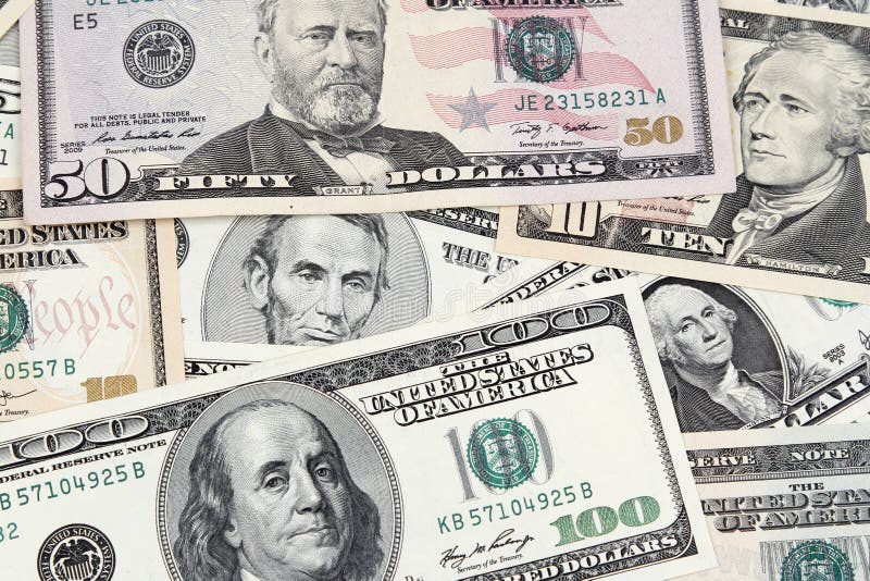 American banknotes stock photo. Image of income, rich - 56465112