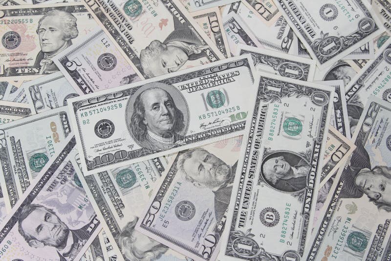 American banknotes stock image. Image of cash, income - 58676097