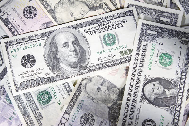 American banknotes stock image. Image of cash, earnings - 76211297