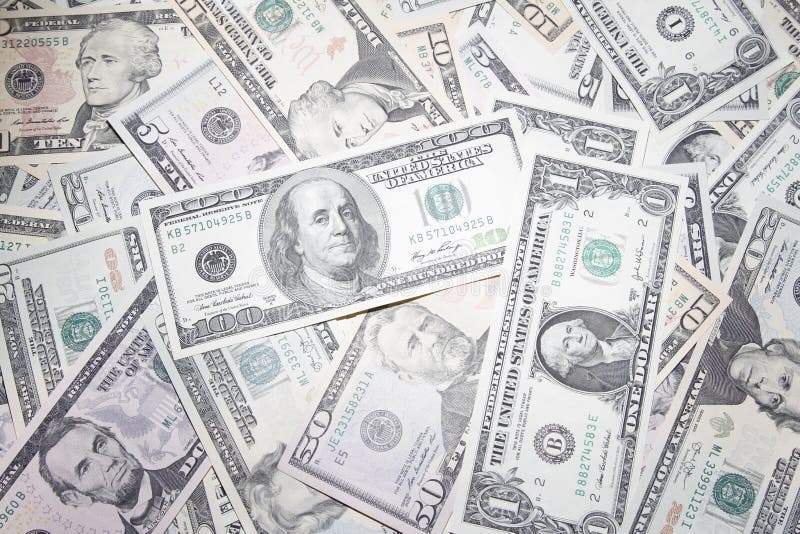 American banknotes stock image. Image of capital, dollars - 91563017