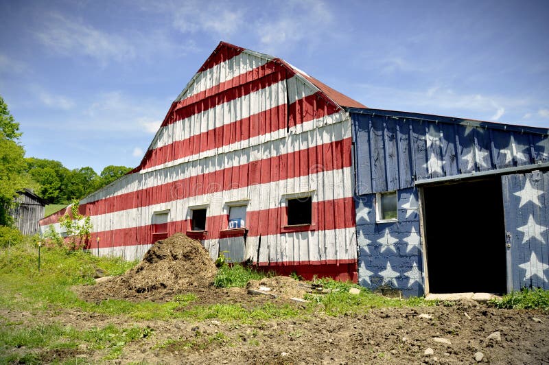 American barn stock image. Image of americana, patriotism - 13686539
