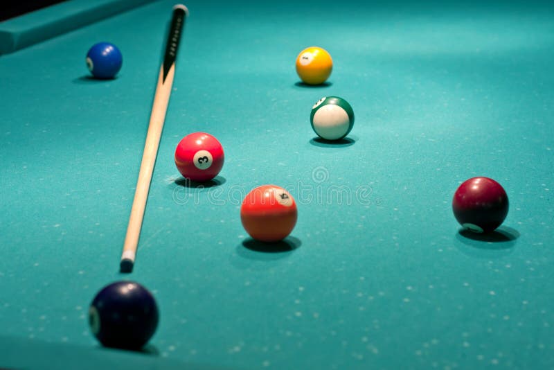 Ready to play billiards. stock image. Image of billiards - 17431691