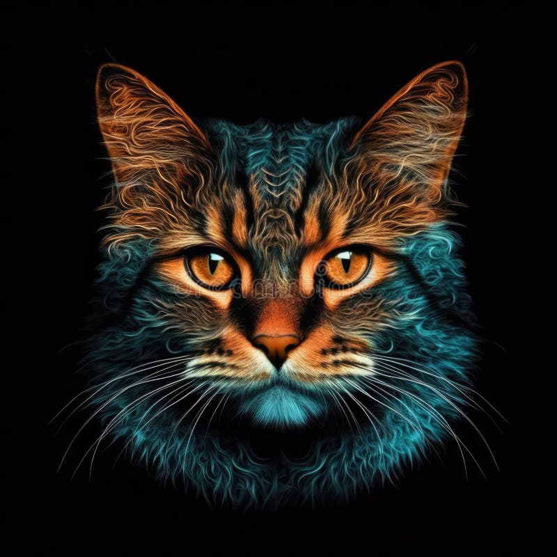 Marbled Cat Stock Illustrations – 27 Marbled Cat Stock Illustrations ...