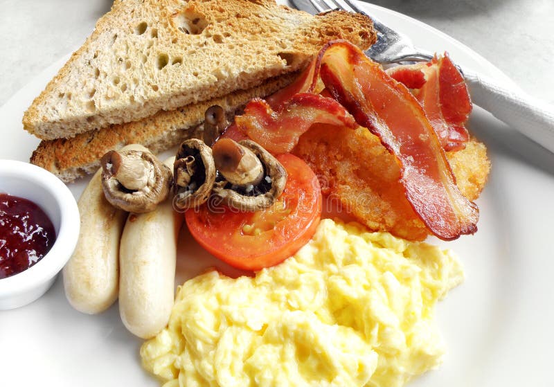 American breakfast stock image. Image of large, breakfast - 11130413