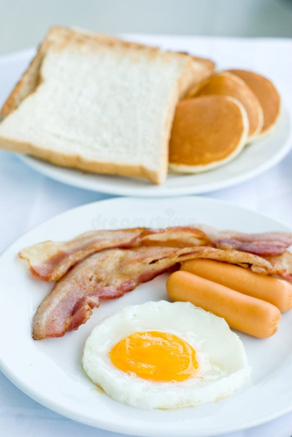 American breakfast stock photo. Image of brunch, meat - 32680098