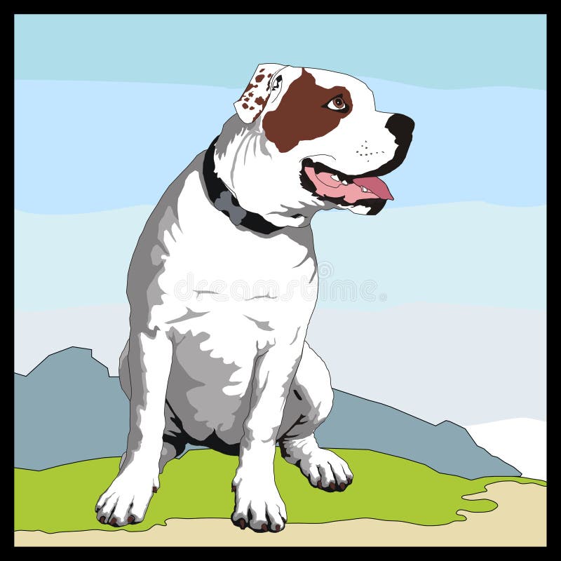 American Bulldog Cartoon