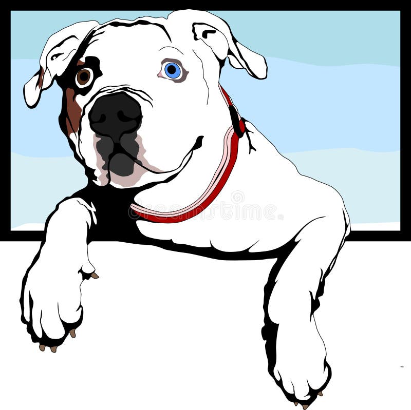 American bulldog stock vector. Illustration of bulldog - 12511929