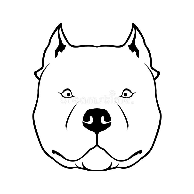 Cartoon American Bully Dog Stock Illustrations – 456 Cartoon American ...