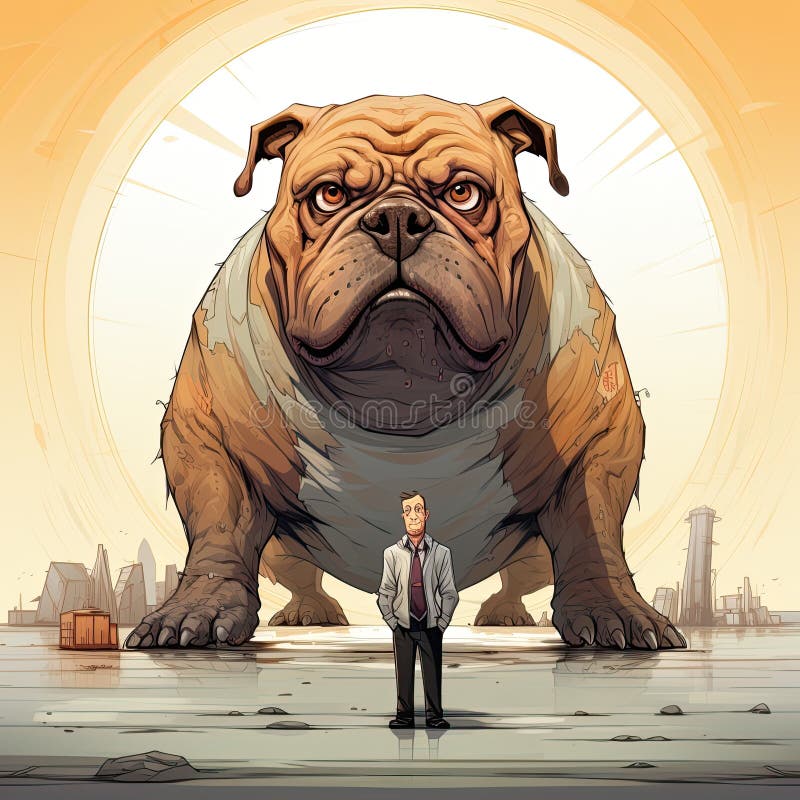 American Bully (XL Bully) Banned Dog Breed Stock Illustration ...