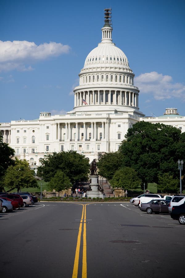 Washington DC, United States Capitol Building. a View from from ...