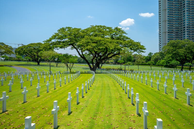 American Cemetery an Memorial, Manila, Philippines Stock Photo - Image ...