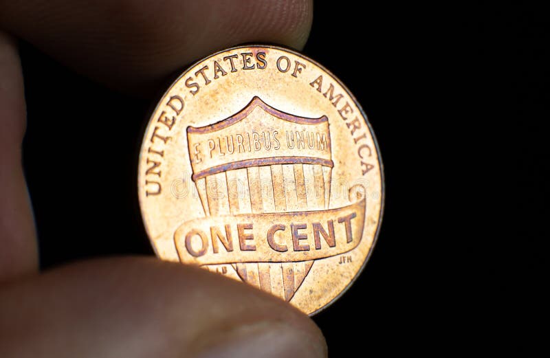 American Cent Close Up Photo. Macro Coins Stock Image - Image of states ...